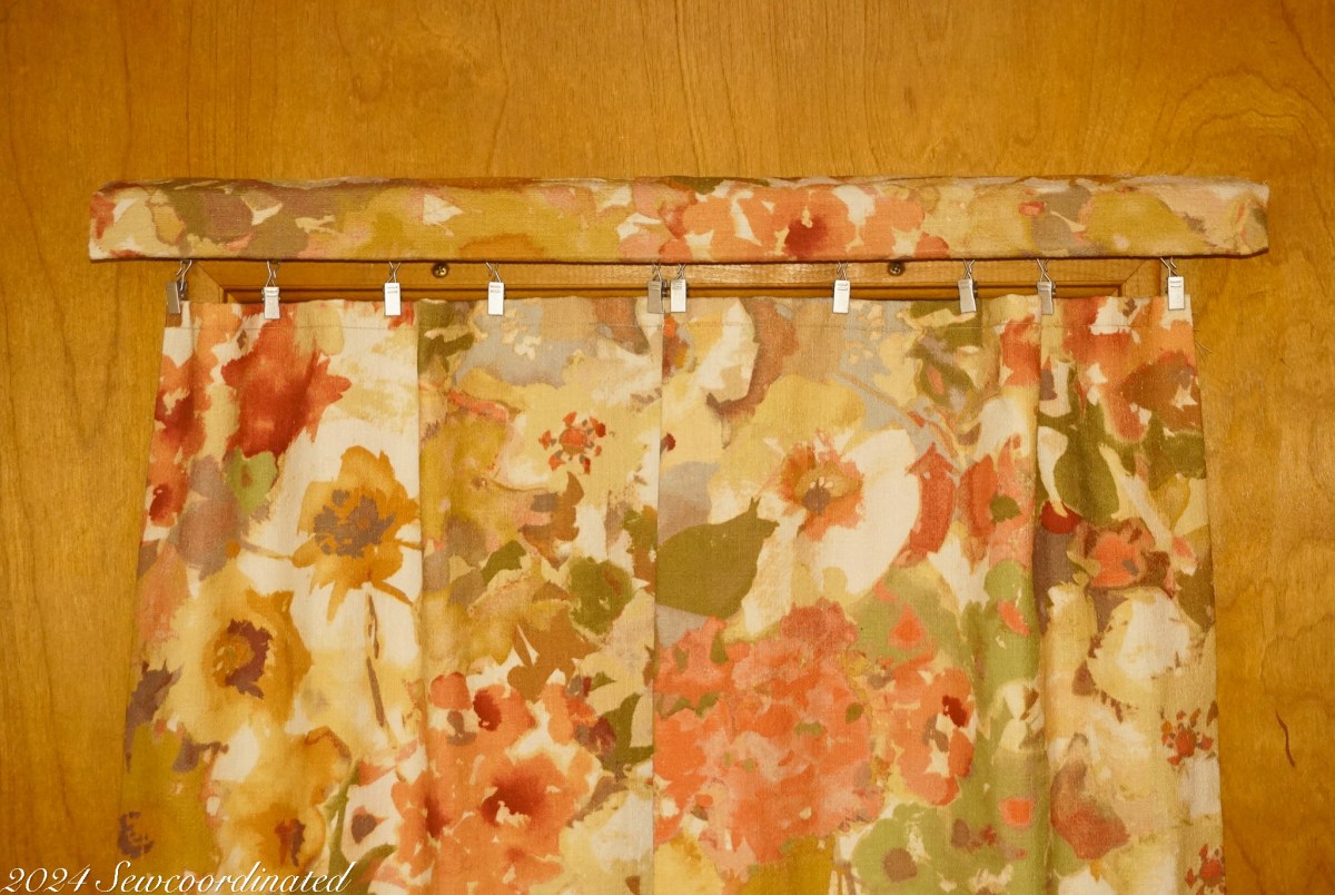 Cafe Curtains with DIY Cardboard Cornice – Sewcoordinated